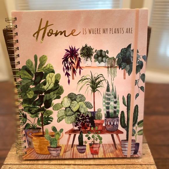 James Burke Collection | Office | Plant Notebook Plant Theme Hardcover ...